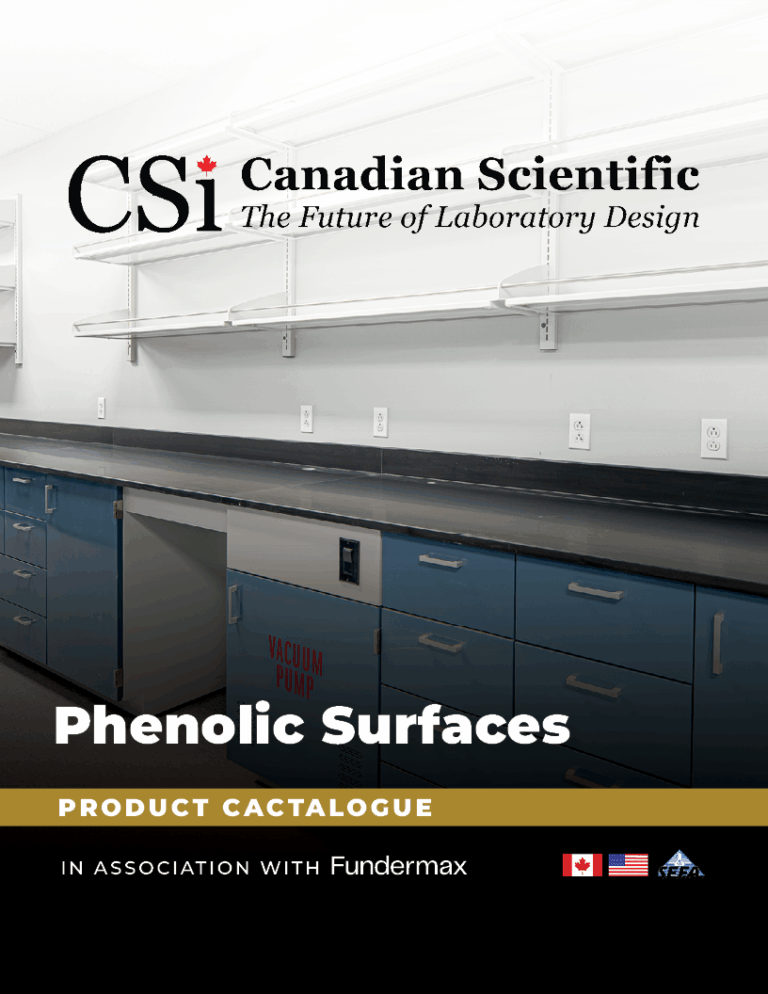 Solid Phenolic Laboratory Countertops - Canadian Scientific